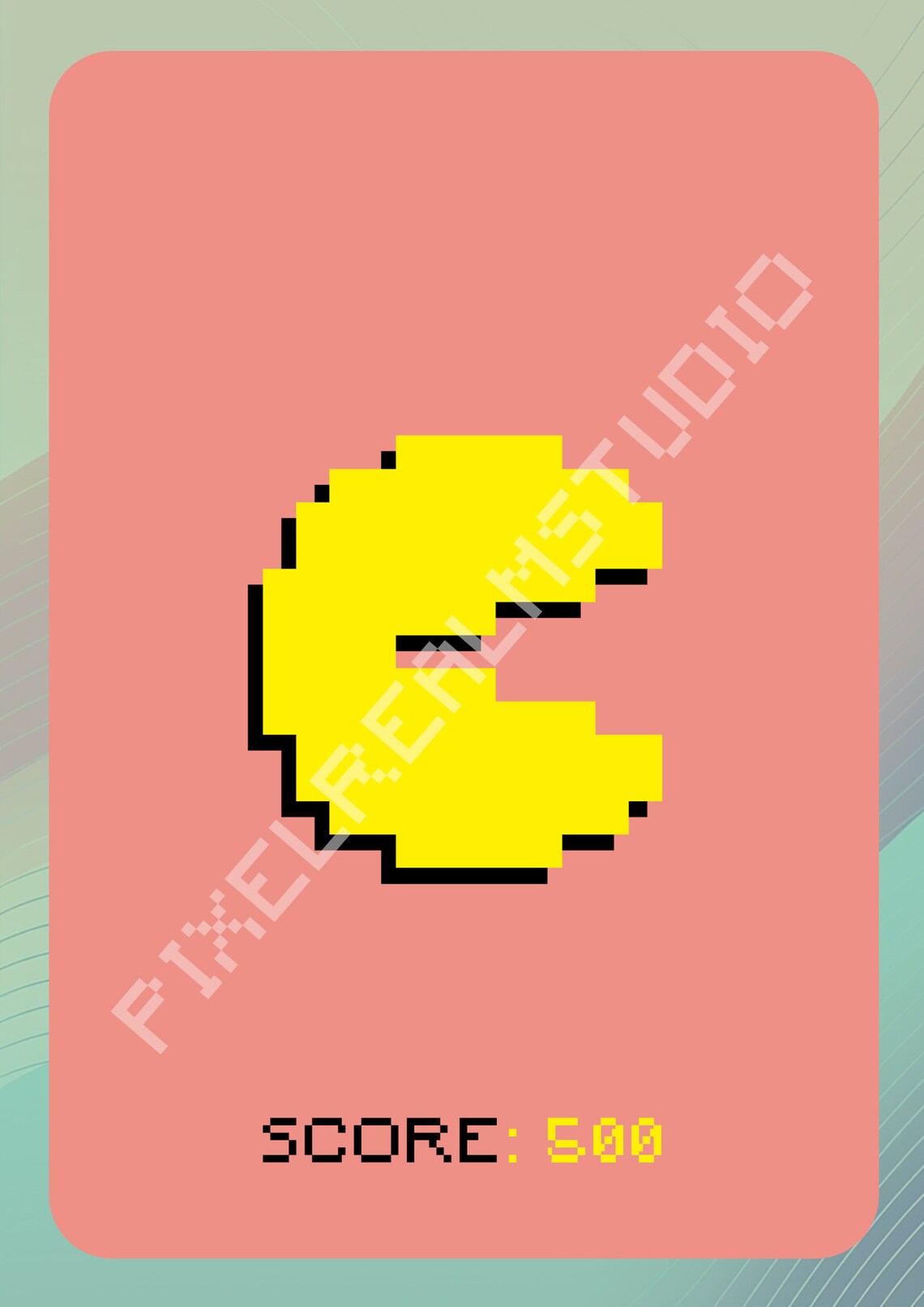 Retro Pacman Poster PAC-MAN Gaming 80's 90's Wall Art Gamer Gift Gift ...