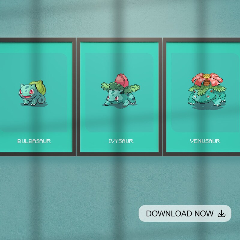 Bulbasaur Poster - Etsy