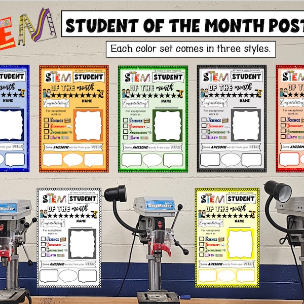 Student of the Month Bulletin Board - Etsy