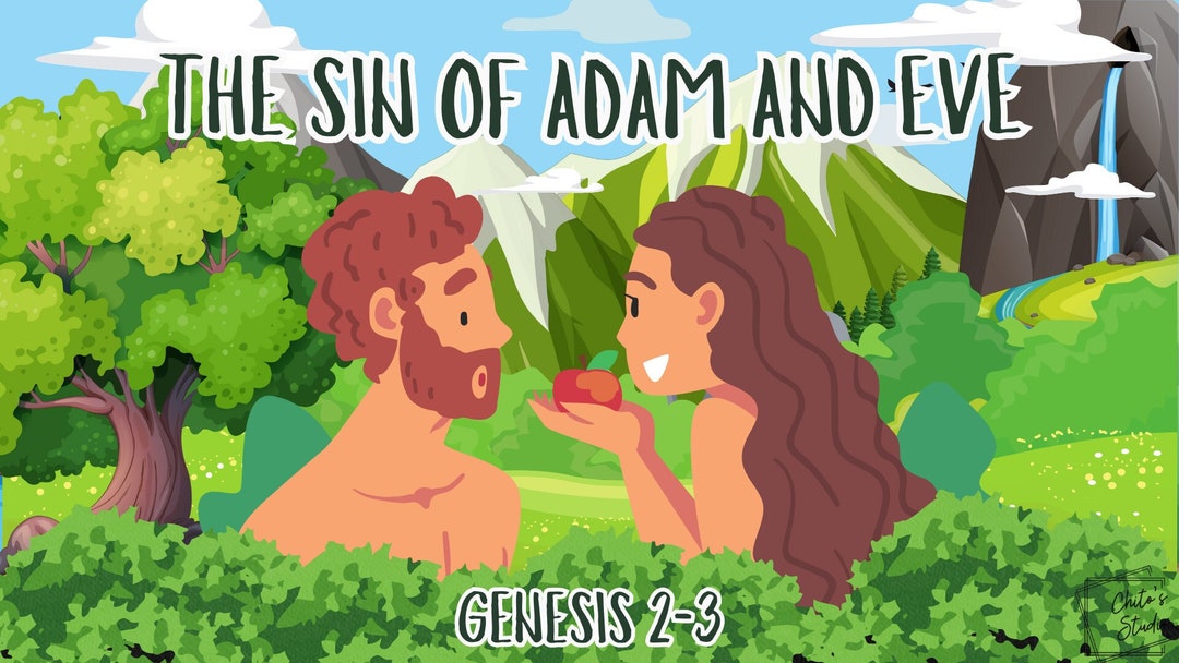 Bible Story for Children: the Sin of Adam & Eve - Etsy