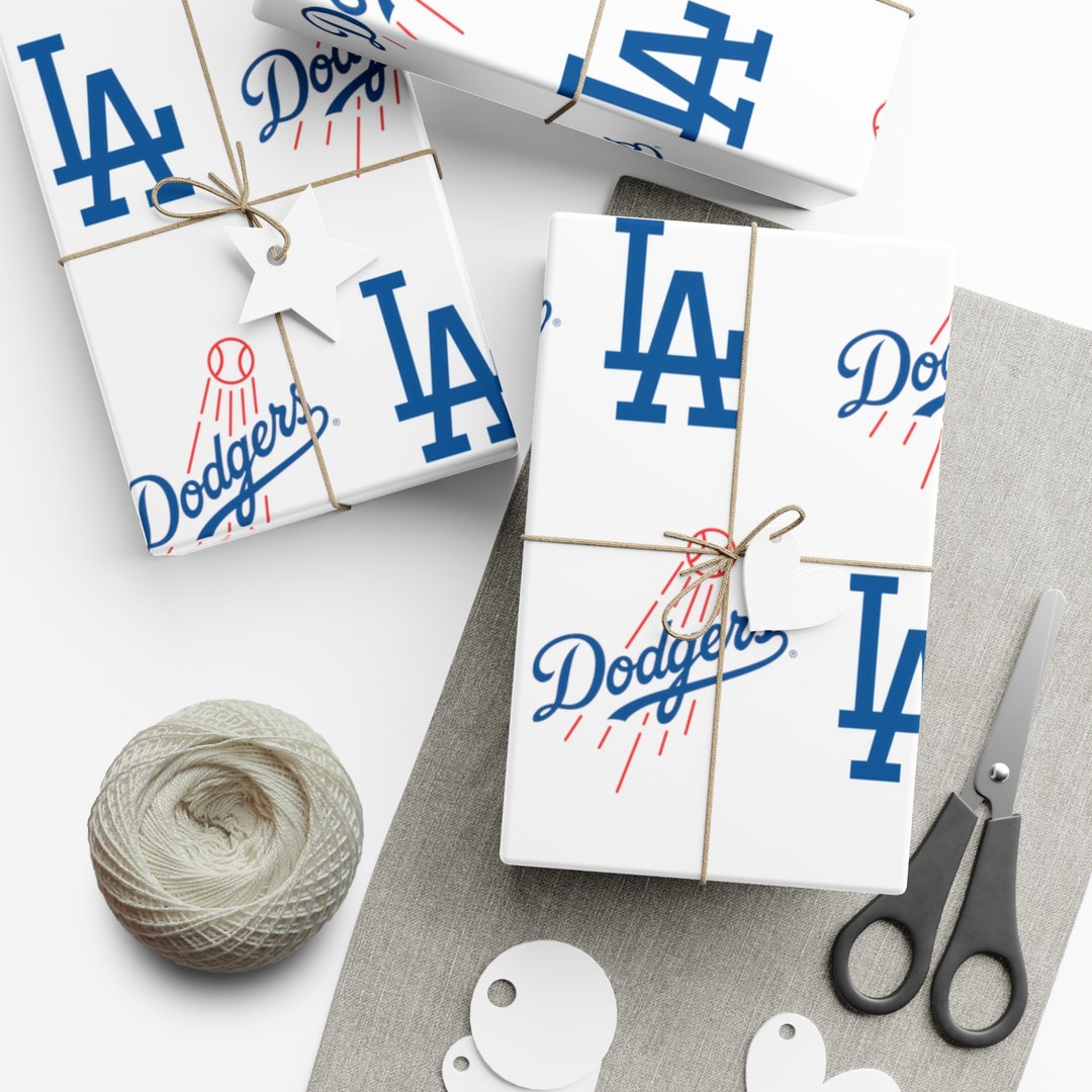 Los Angeles Dodgers Baseball Gift Wrapping Papers - Etsy