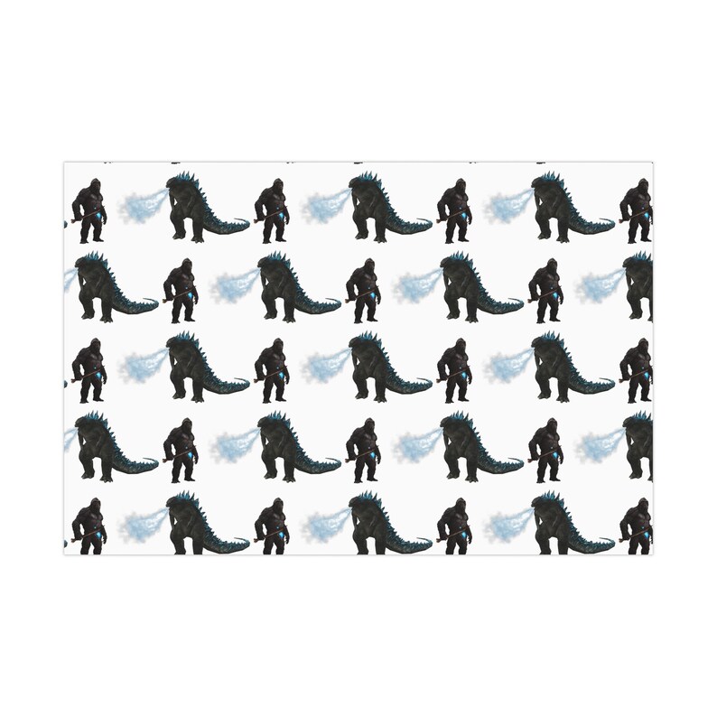 Godzilla Vs Kong Gift Wrapping Papers - Etsy