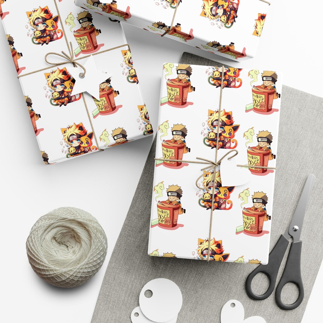 Naruto Noodles Anime Gift Wrapping Papers - Etsy