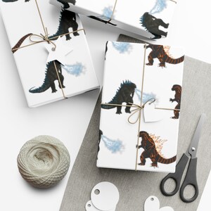 Godzilla Vs Godzilla Gift Wrapping Papers - Etsy
