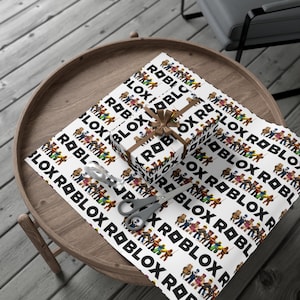 Roblox Character Kids Game Gift Wrapping Paper - Etsy