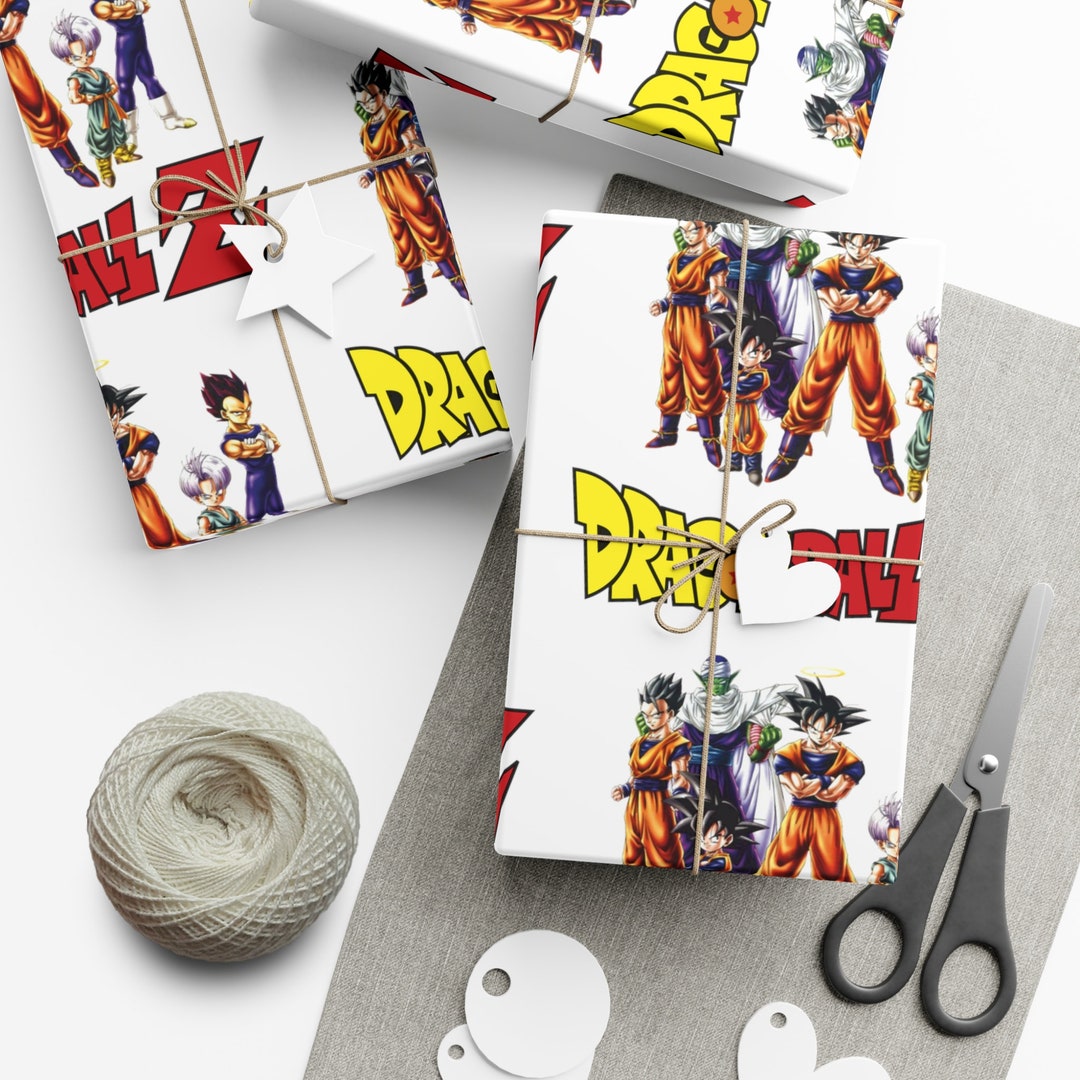 Dragon Ball Z Gift Wrapping Papers - Etsy