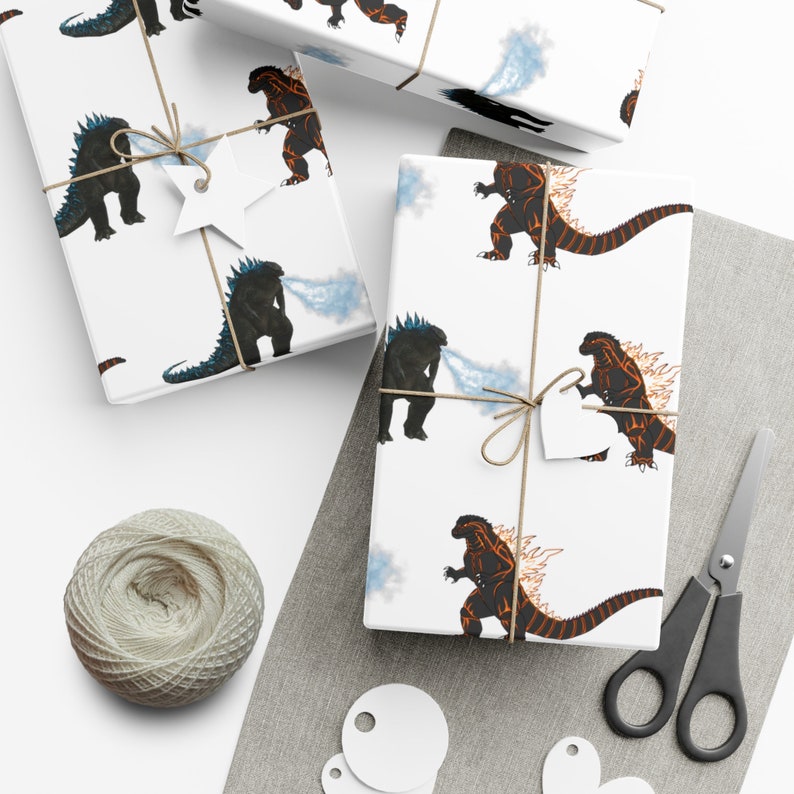Godzilla Vs Godzilla Gift Wrapping Papers - Etsy