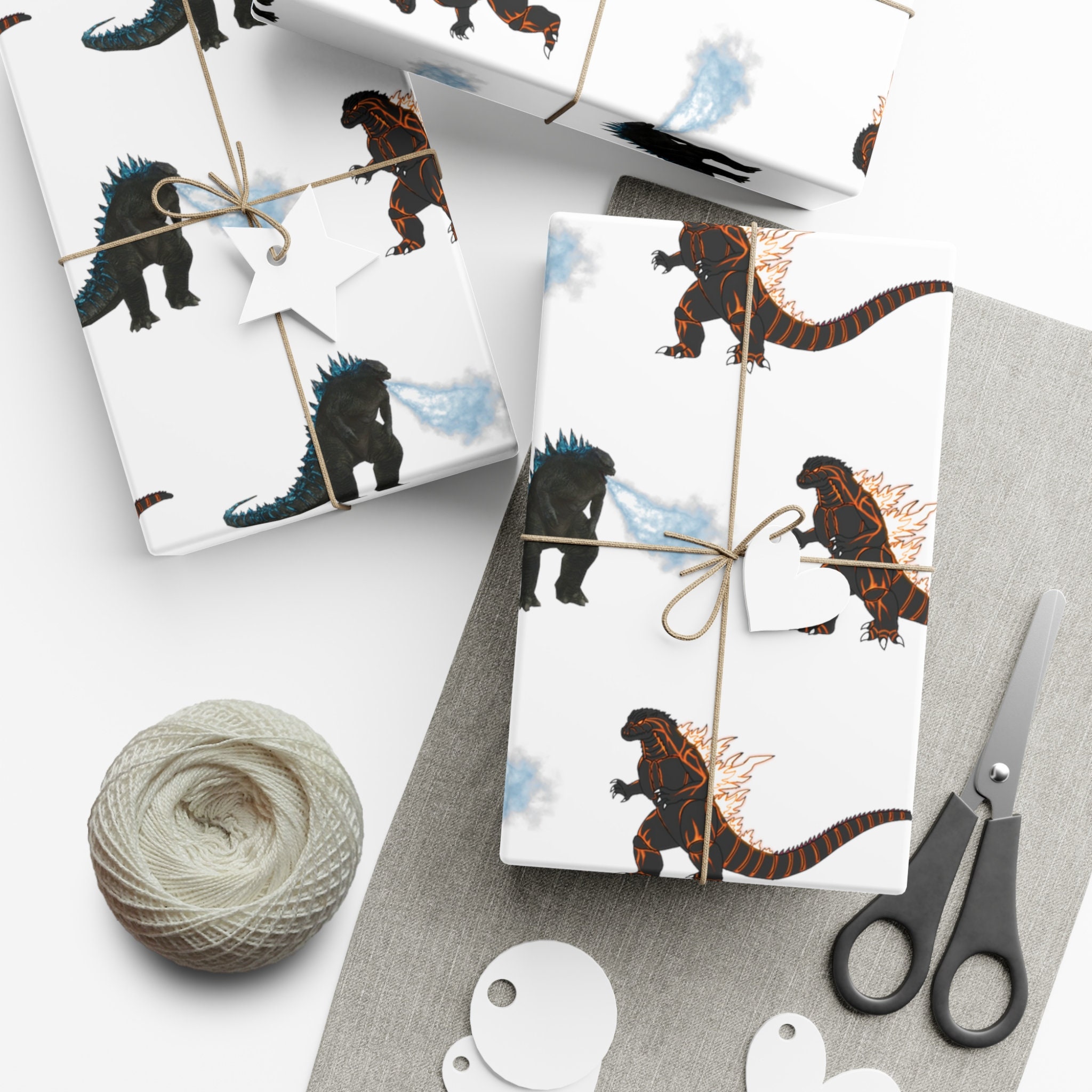 Godzilla Vs Godzilla Gift Wrapping Papers - Etsy