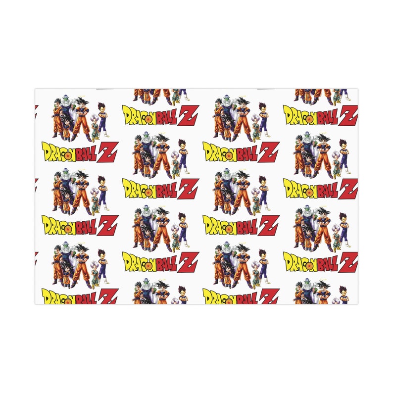 Dragon Ball Z Gift Wrapping Papers - Etsy