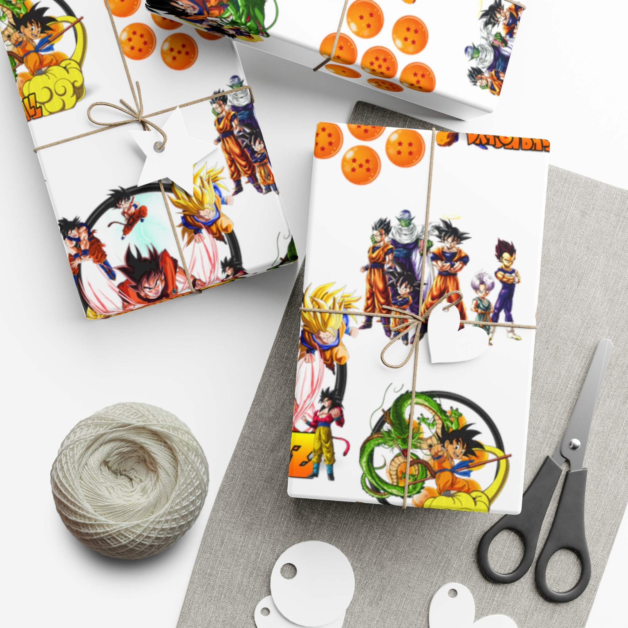 Dragon Ball Z Gift Wrapping Papers - Etsy