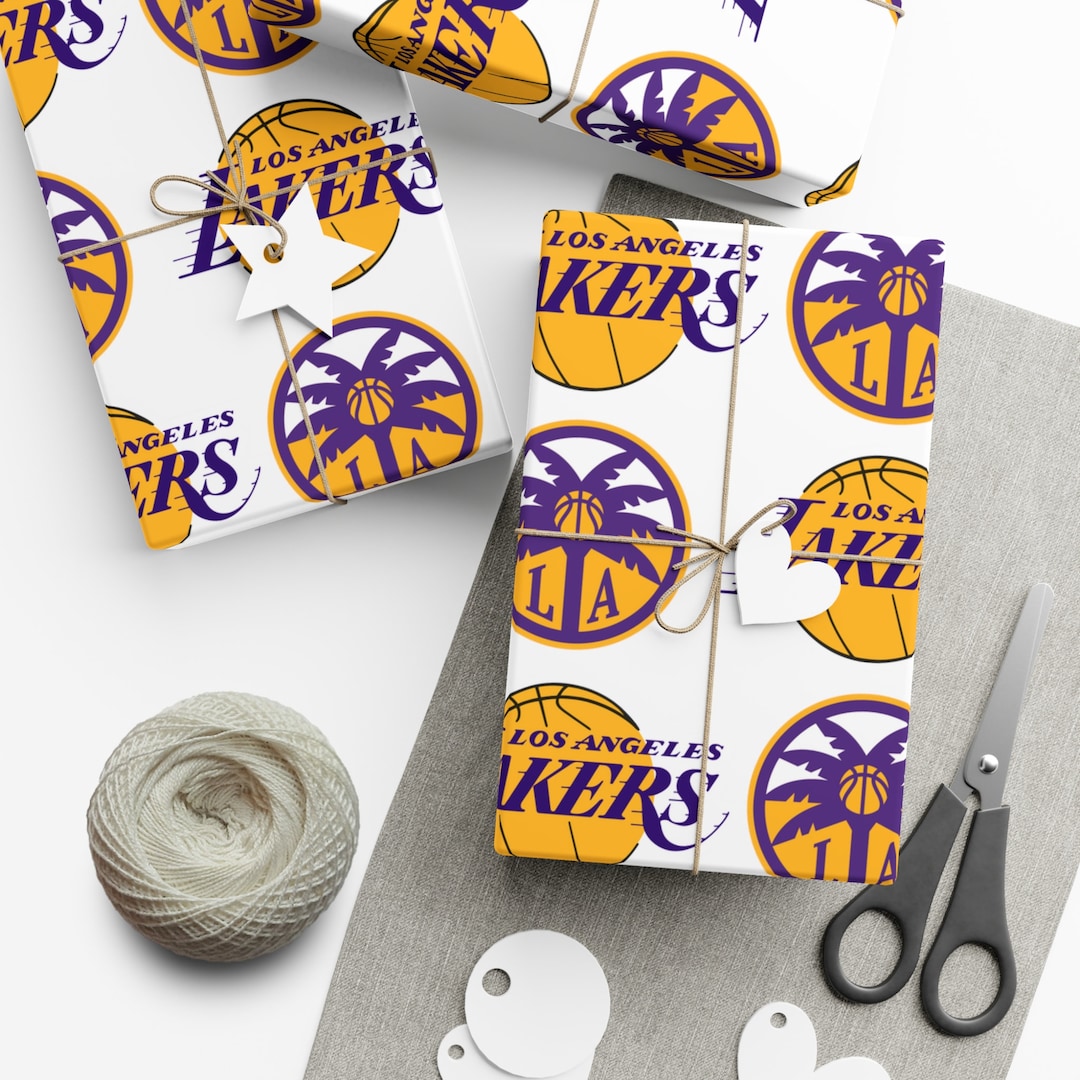 Los Angeles Lakers Basketball Gift Wrapping Papers - Etsy