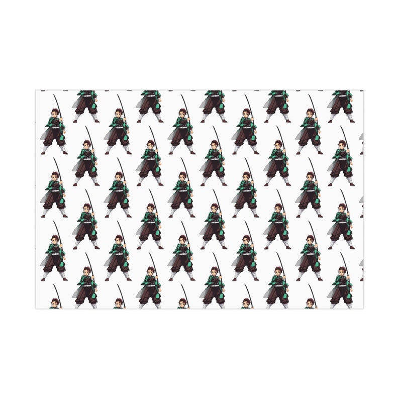 Demon Slayer Tanjiro Kamado Anime Gift Wrapping Papers - Etsy