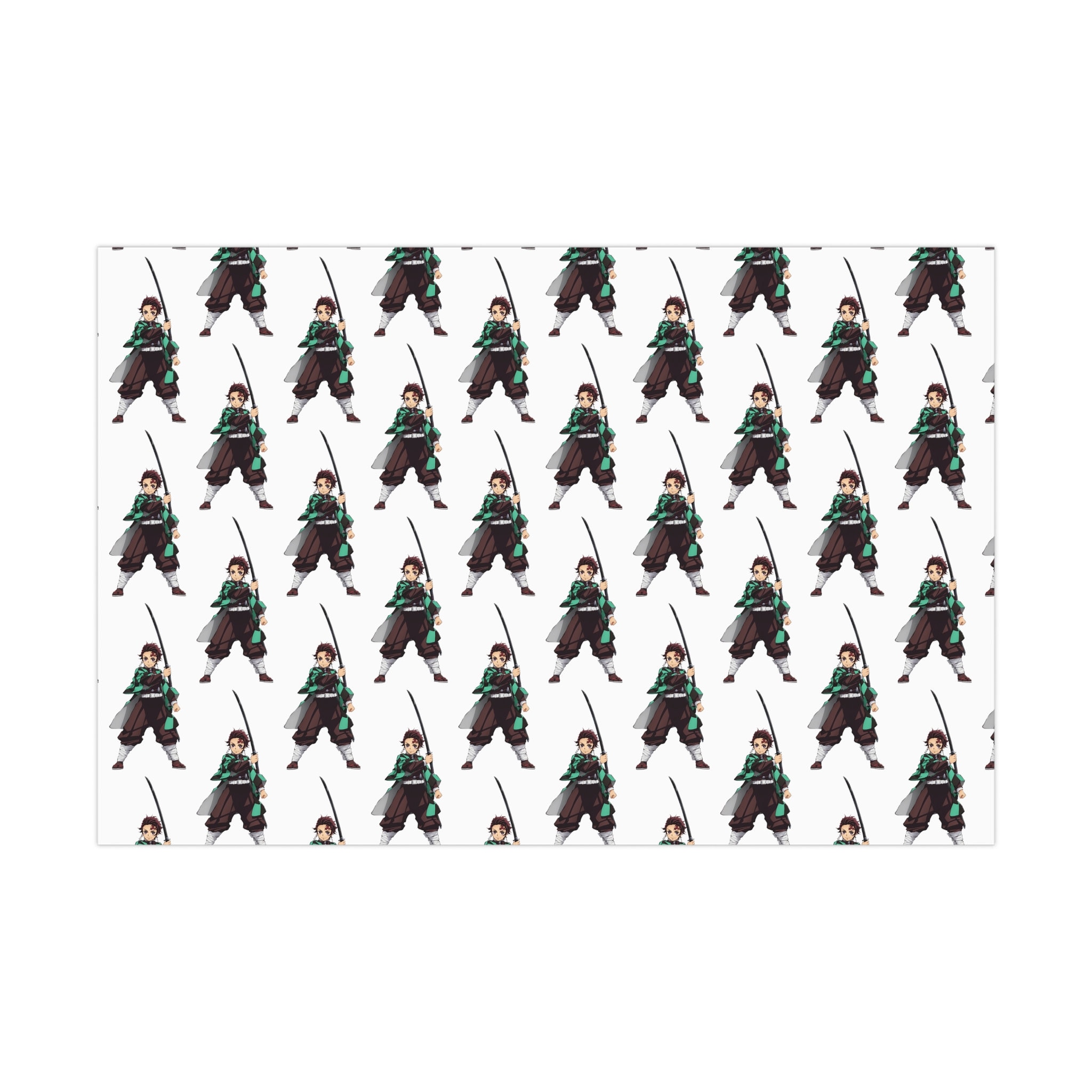 Demon Slayer Tanjiro Kamado Anime Gift Wrapping Papers - Etsy