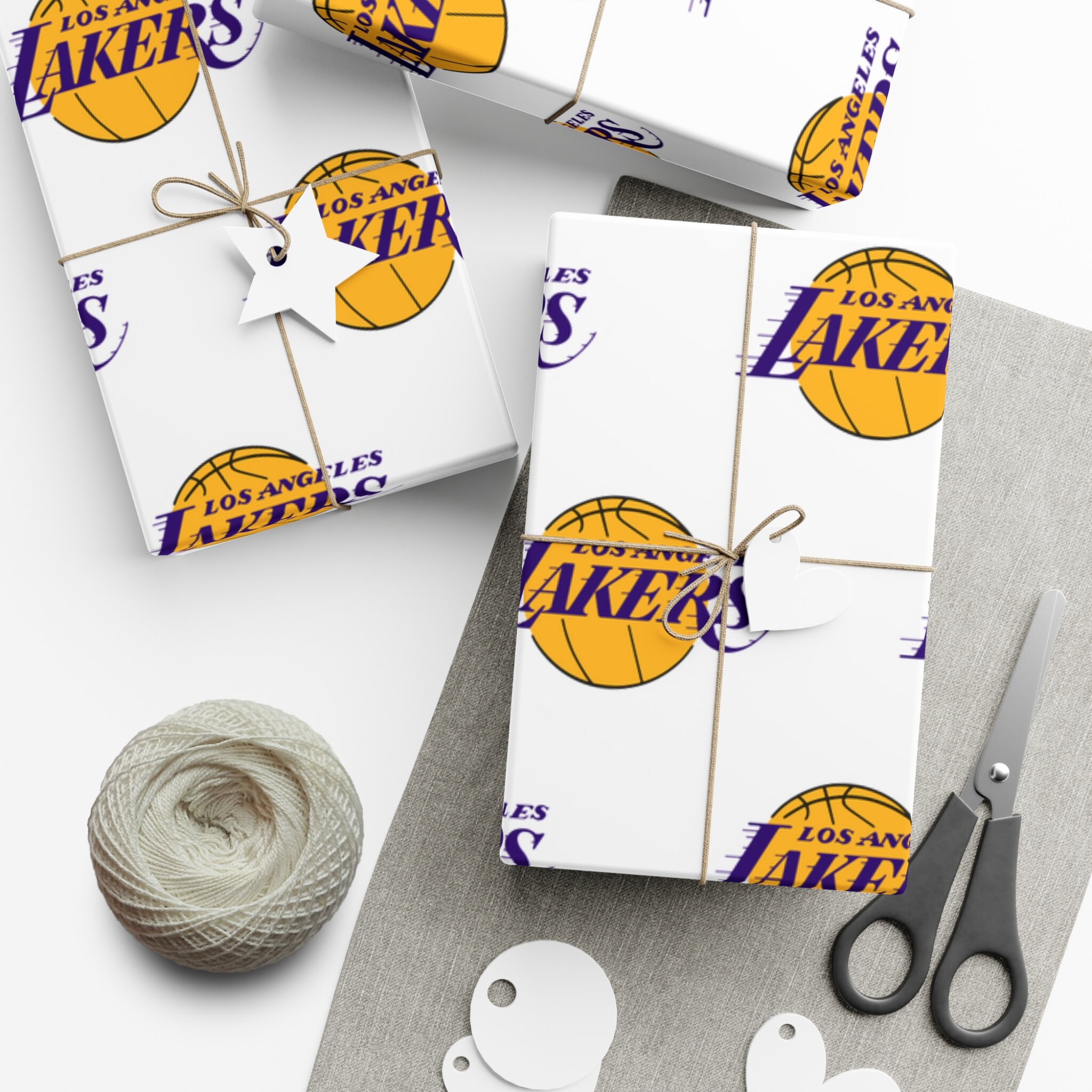 Los Angeles Lakers Basketball Gift Wrapping Papers - Etsy