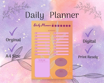 2024 Daily Planner, 2024 Daily Planner, Daily Digital Planner, Daily ...