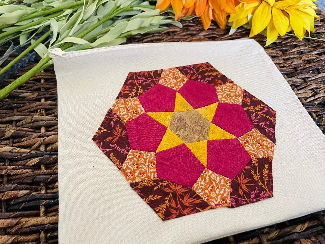 English Paper Pieced Pencil Pouch - Etsy