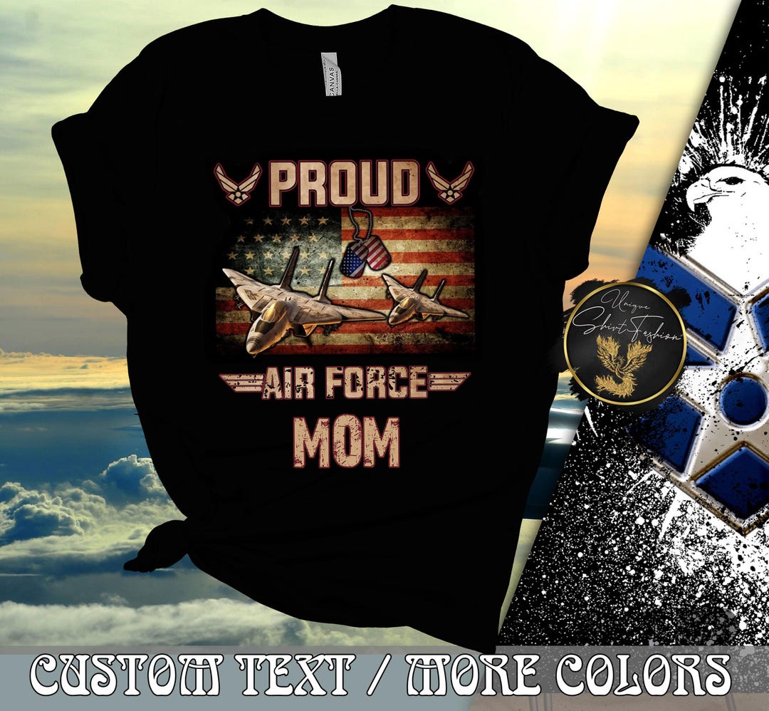 Proud US Air Force Family Shirt, Personalized Proud Air Force Family ...