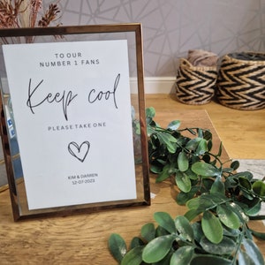 To Our Number One Fans Please Take a Fan Wedding Sign, Wedding Sign ...