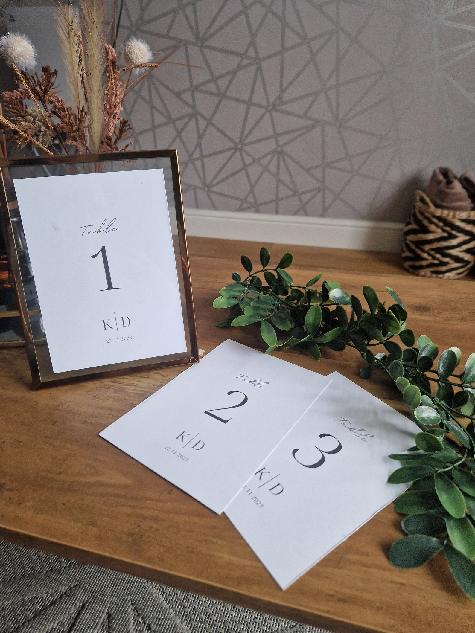 Table Number, Wedding , Personalised Table Number A6 - Etsy