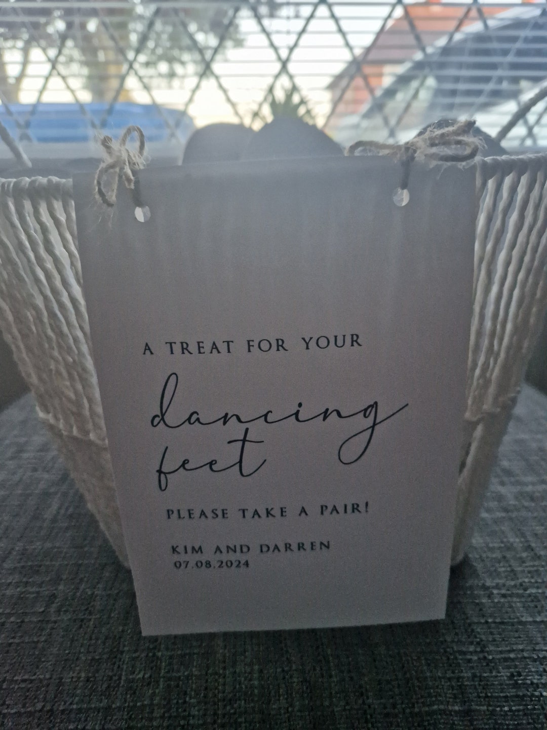 Modern Wedding Dancing Feet Sign, Wedding Flip Flop Sign, A Treat for ...