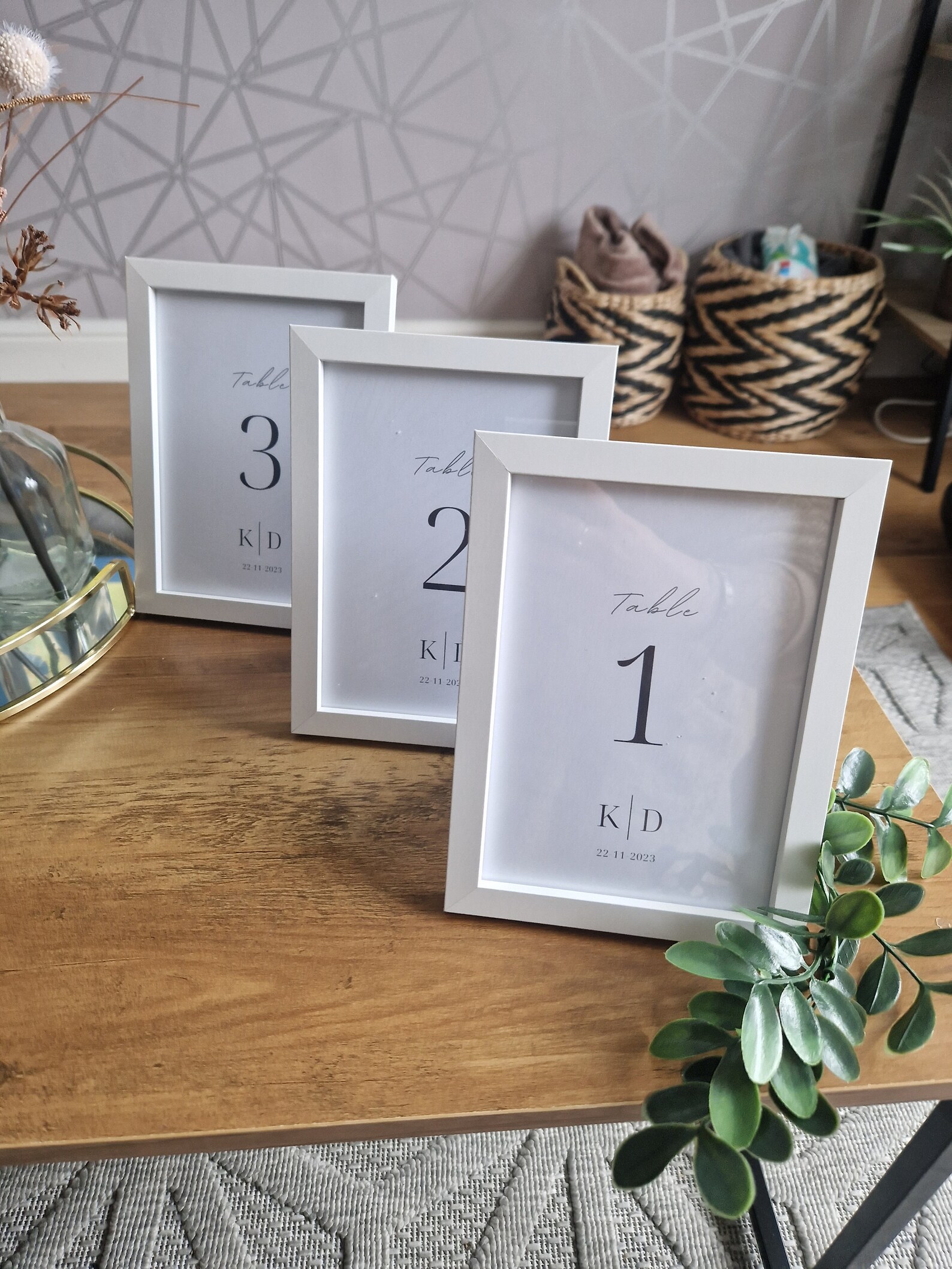 Table Number, Wedding , Personalised Table Number A6 - Etsy