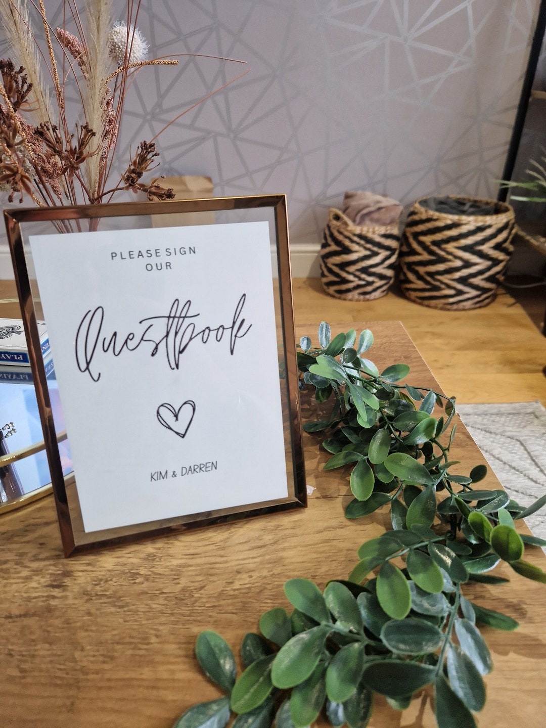 Please Sign Our Guest Book Sign, Wedding Guest Book Sign, Wedding Guest ...