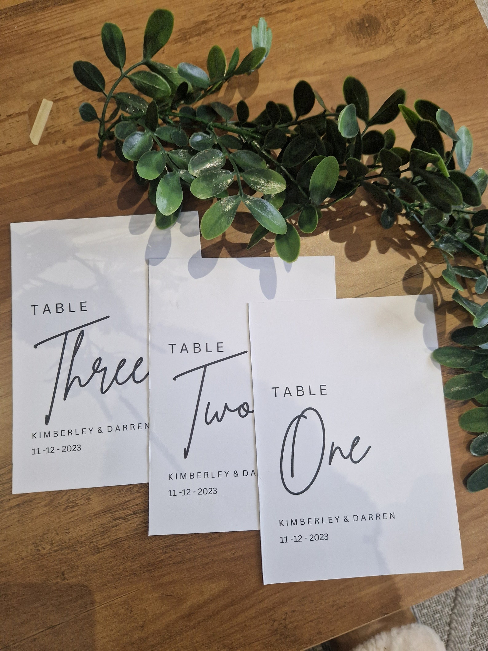 Table Number, Wedding , Personalised Table Number A6 - Etsy