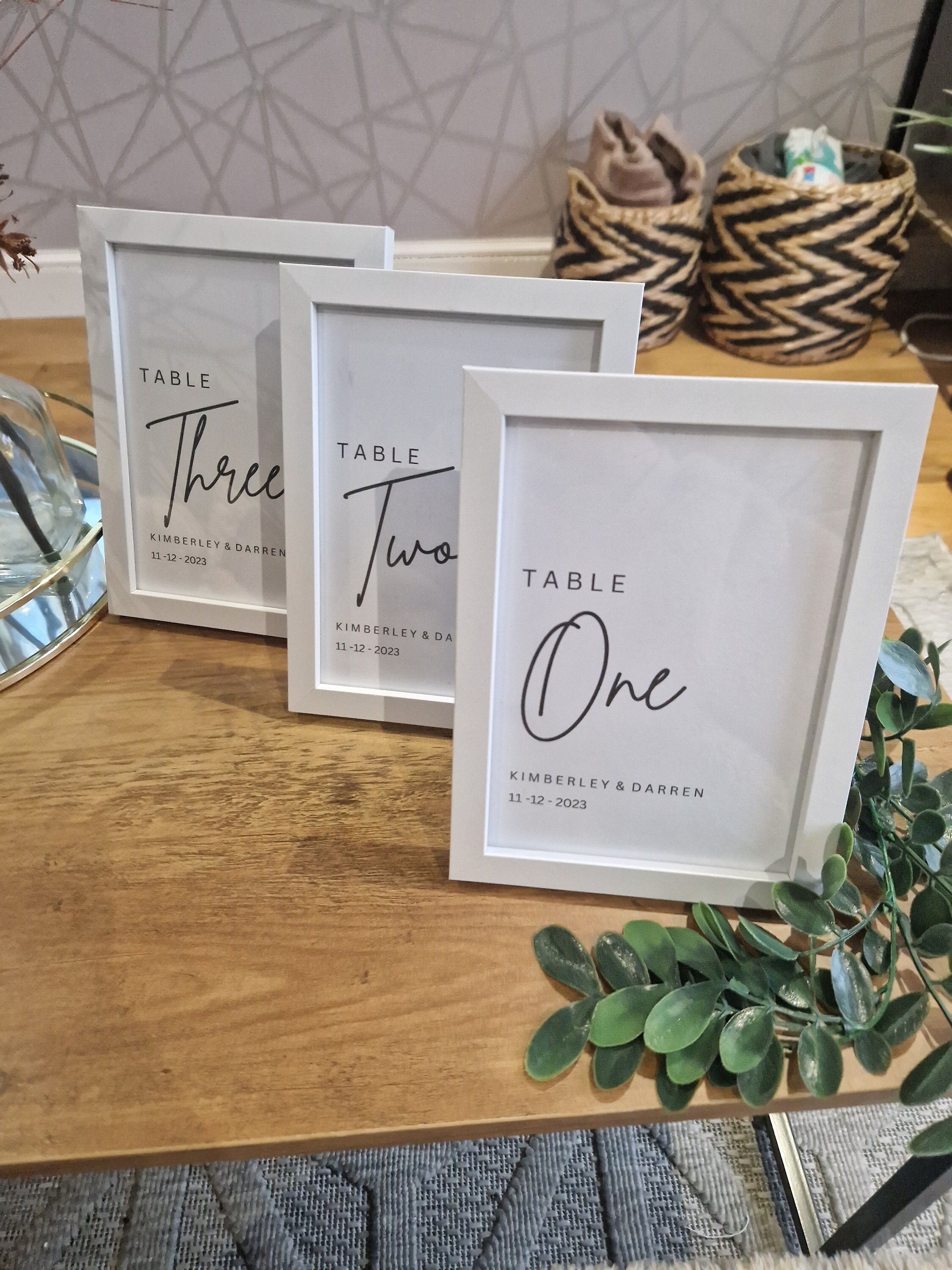 Table Number, Wedding , Personalised Table Number A6 - Etsy