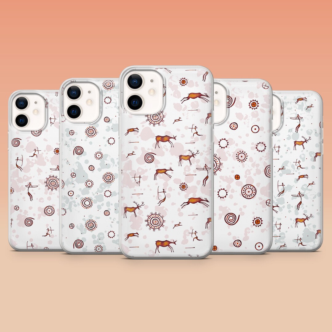 Stone Age Phone Case Prehistoric Cover for iPhone 15, 14, 13, 12, 11 ...