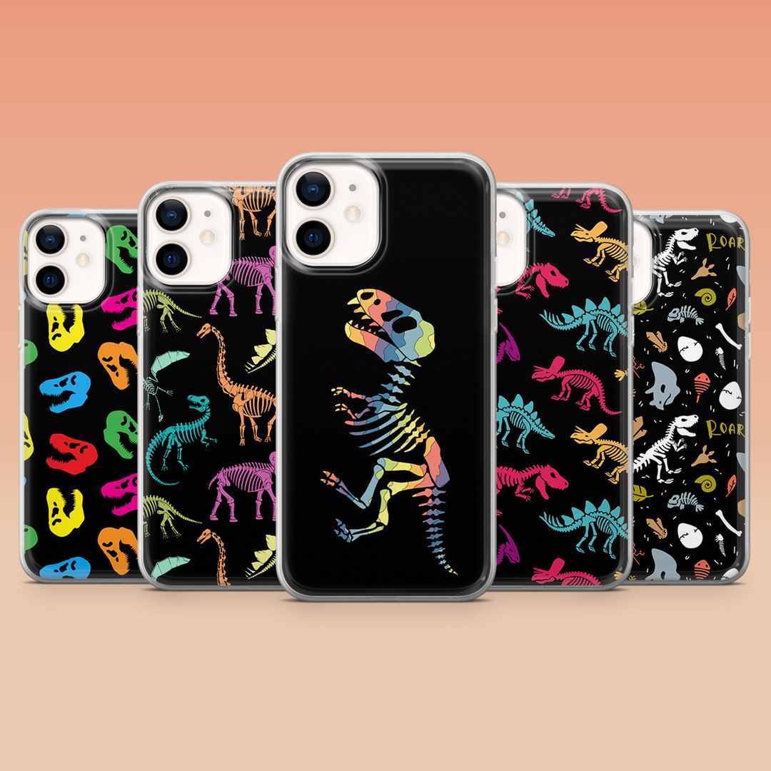 Fossil Bone Phone Case Prehistoric Cover for iPhone 15, 14, 13, 12, 11 ...