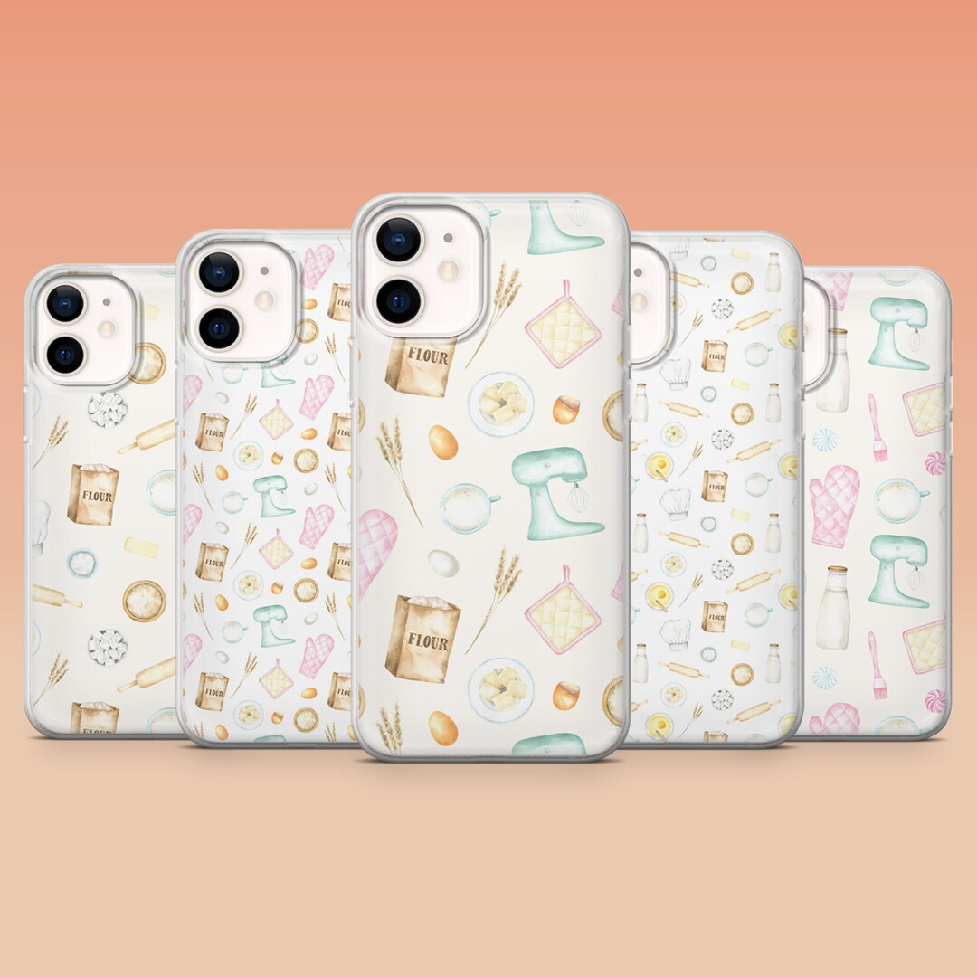 Hobby Baker Phone Case Tools Cooking Cover for iPhone 15, 14, 13, 12 ...