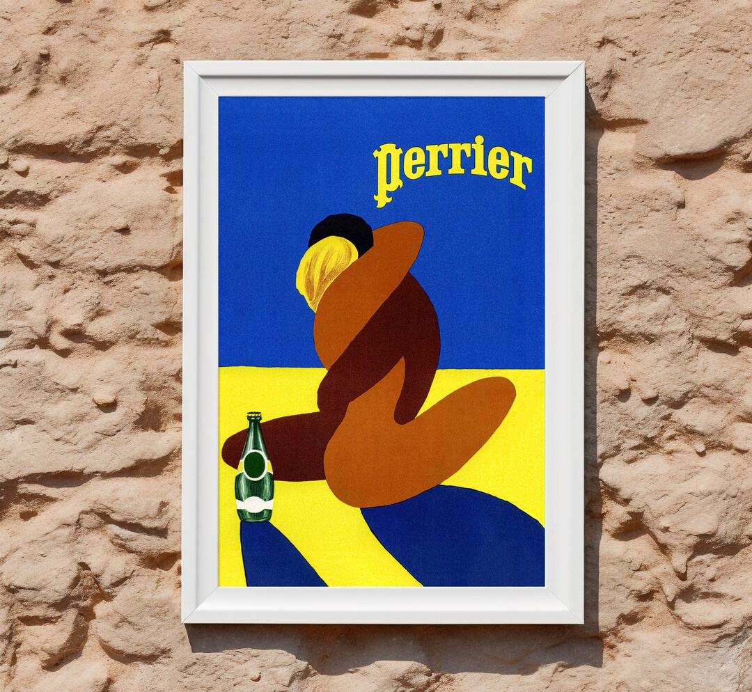Perrier Poster Vintage Perrier Water Advertisement 1930s, Italy ...