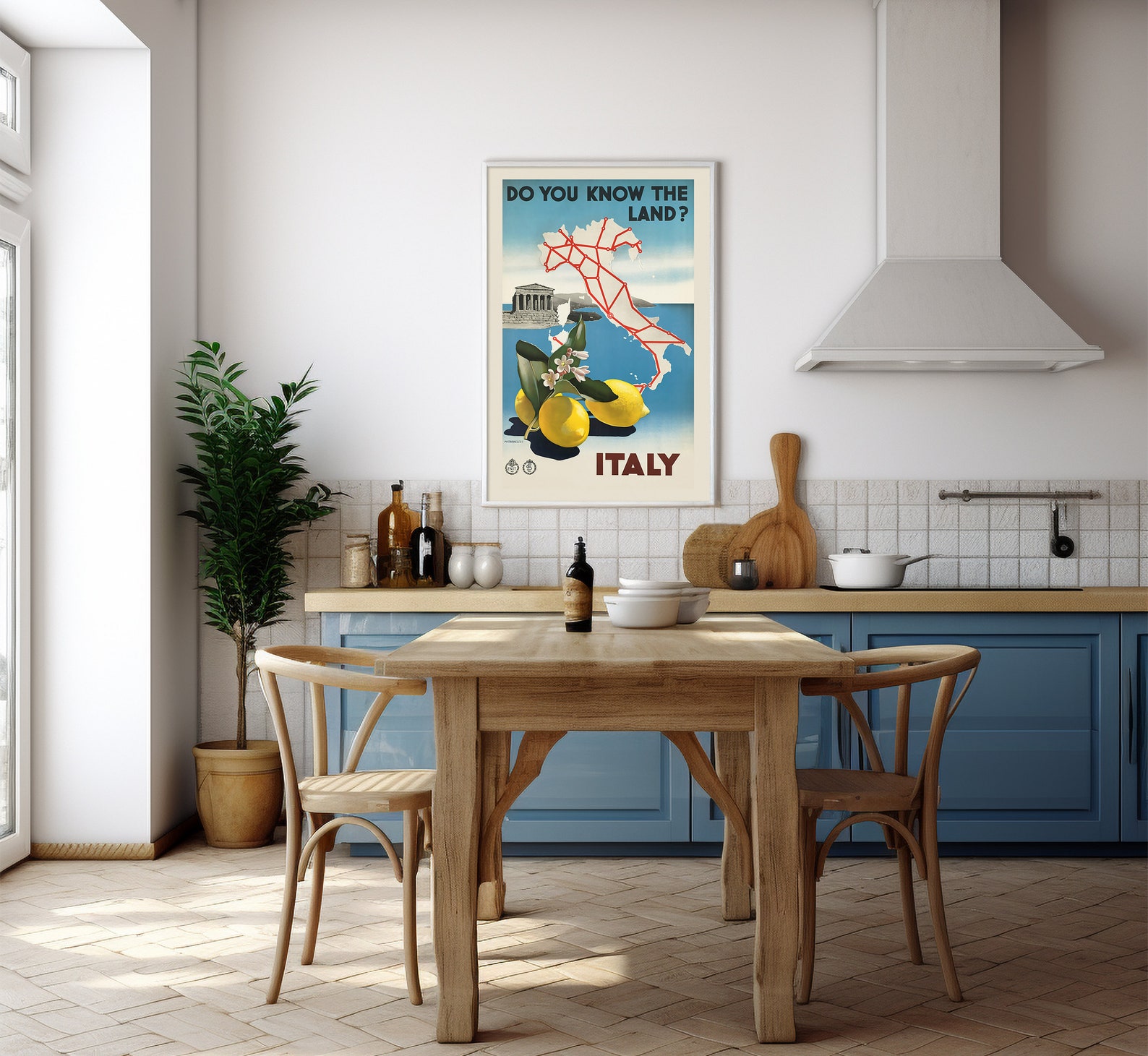 Italy Poster Mediterranean Style Decoration Italian Design - Etsy
