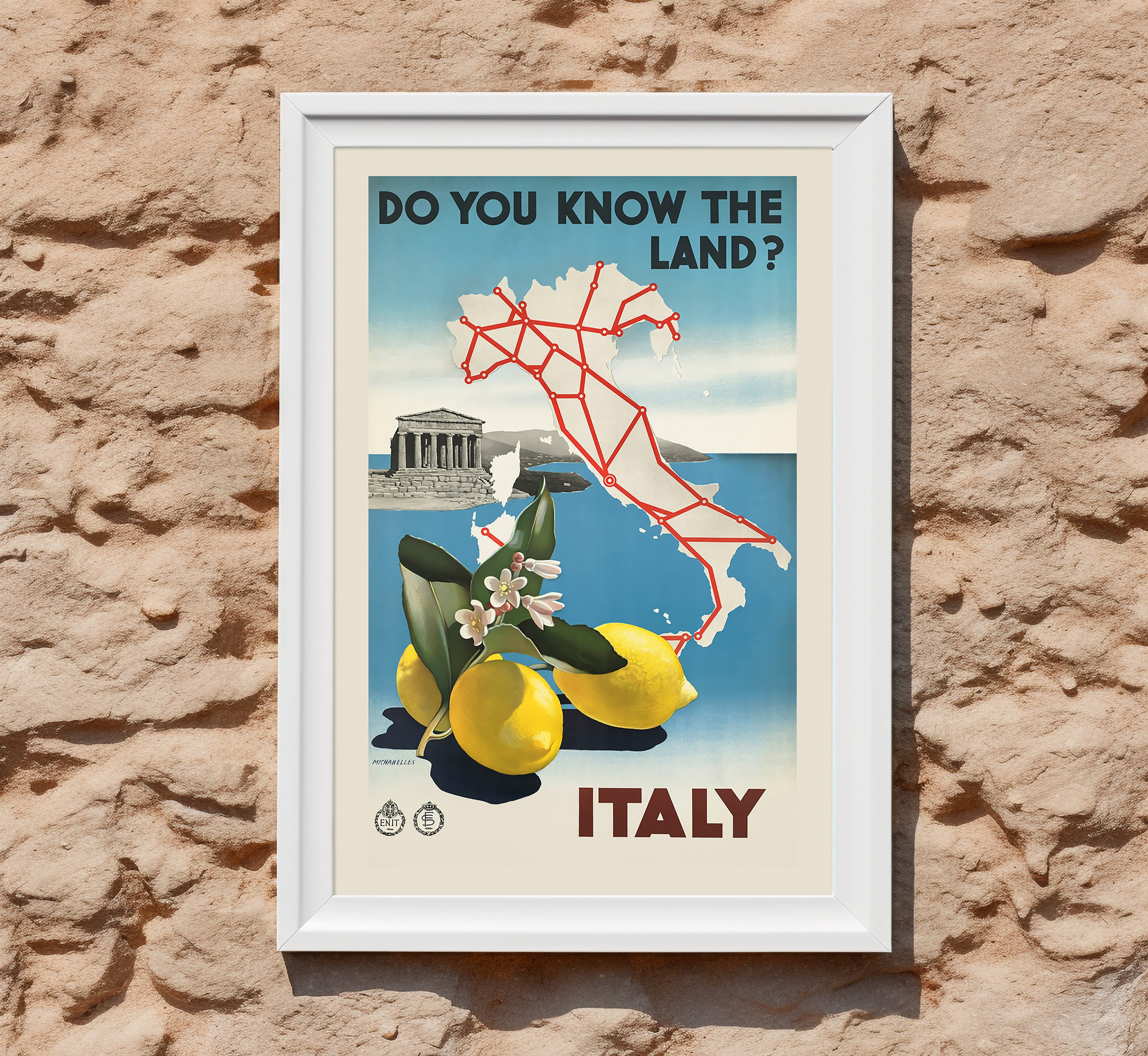 Italy Poster Mediterranean Style Decoration Italian Design - Etsy