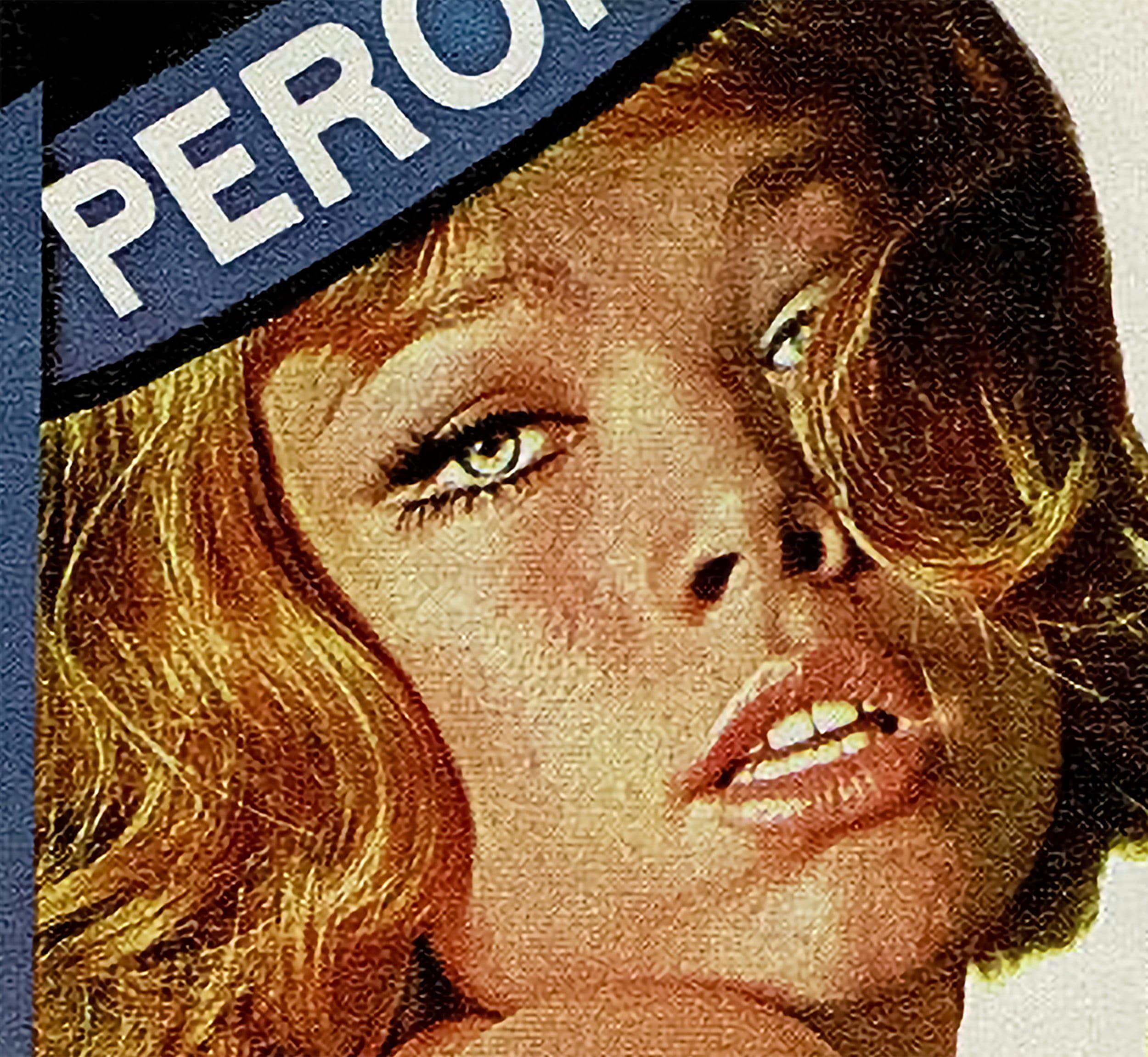 Peroni Poster Vintage Beer Advertisement 1960s, Italy Mediterranean ...