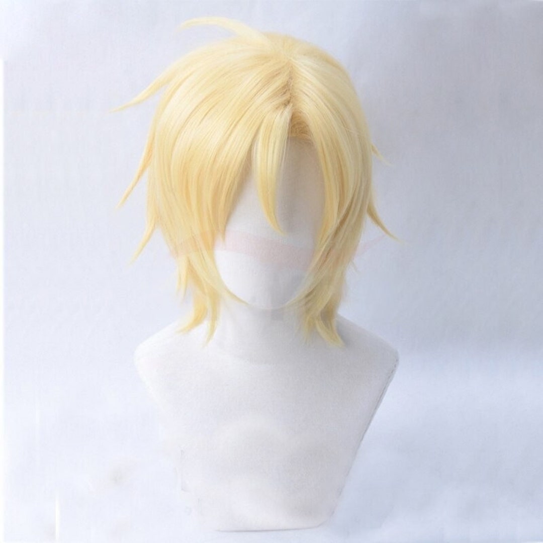 Blonde Kpop Idol Wig Anime Banana Fish Ash Lynx Cosplay Wig - Etsy