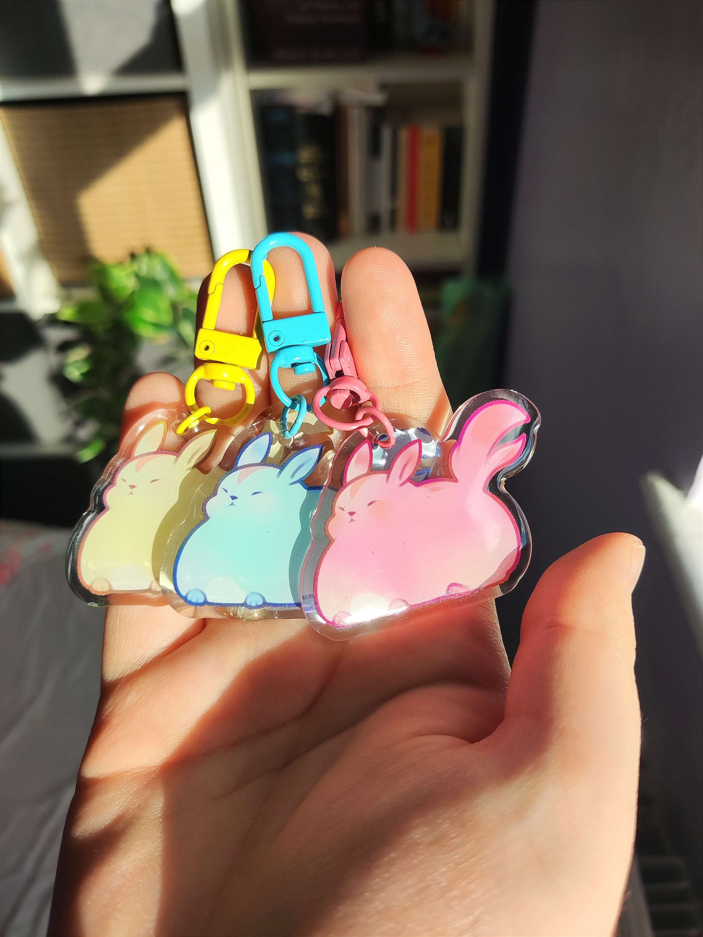 FFXIV Fat Carbuncle Charms 2 Acrylic Double Epoxy Scholar Summoner ...