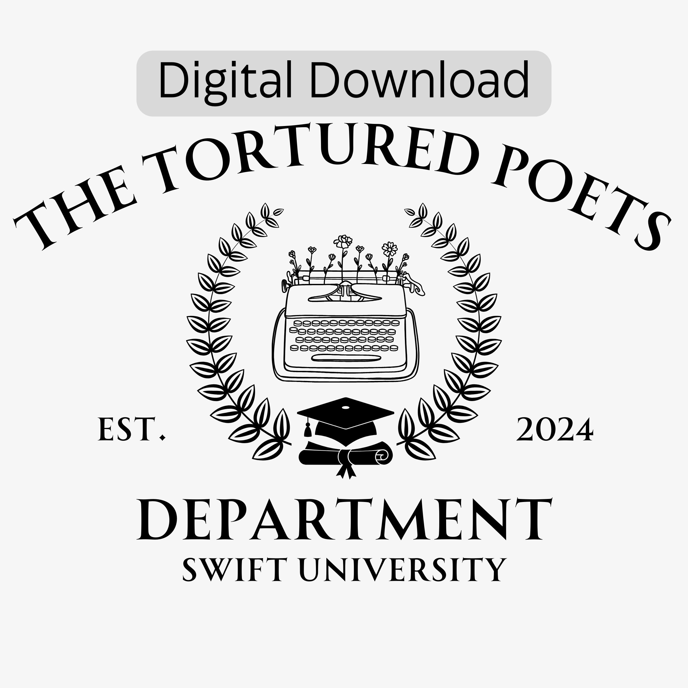 The Tortured Poets Department SVG - Etsy Canada