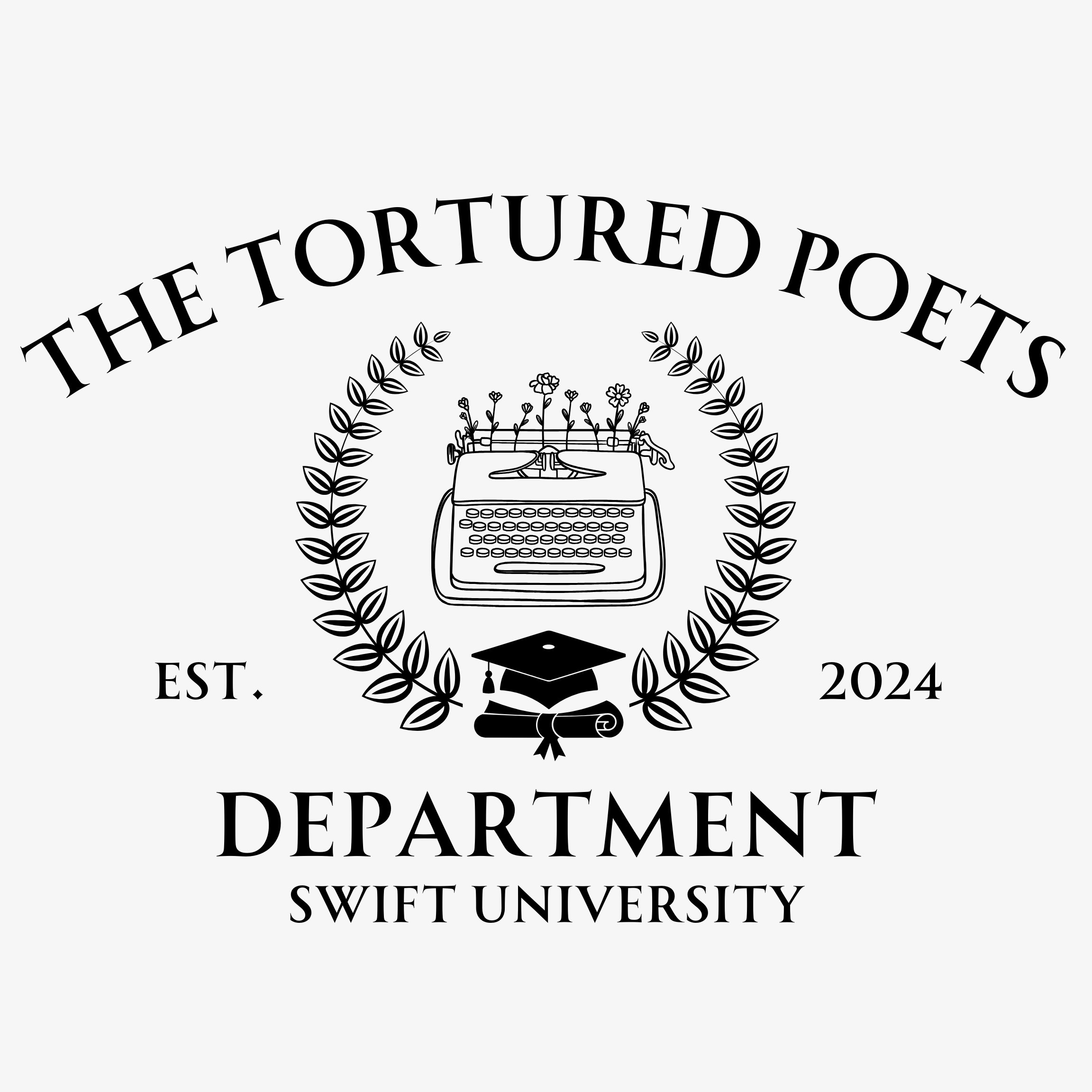 The Tortured Poets Department SVG - Etsy