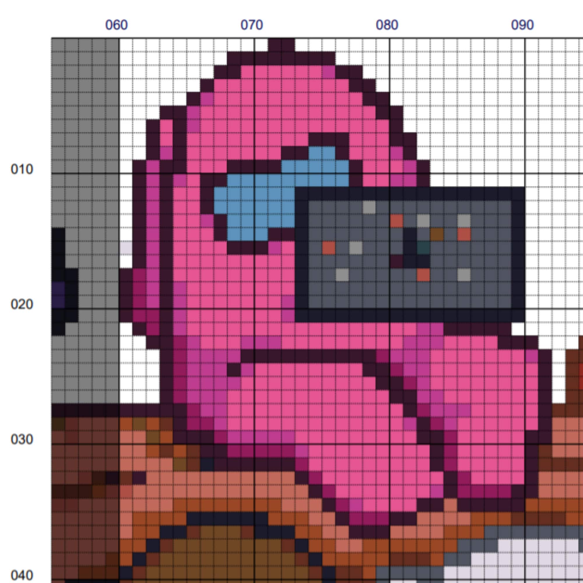 Among Us Cross Stitch Pattern, Video Game Cross Stitch Pattern ...