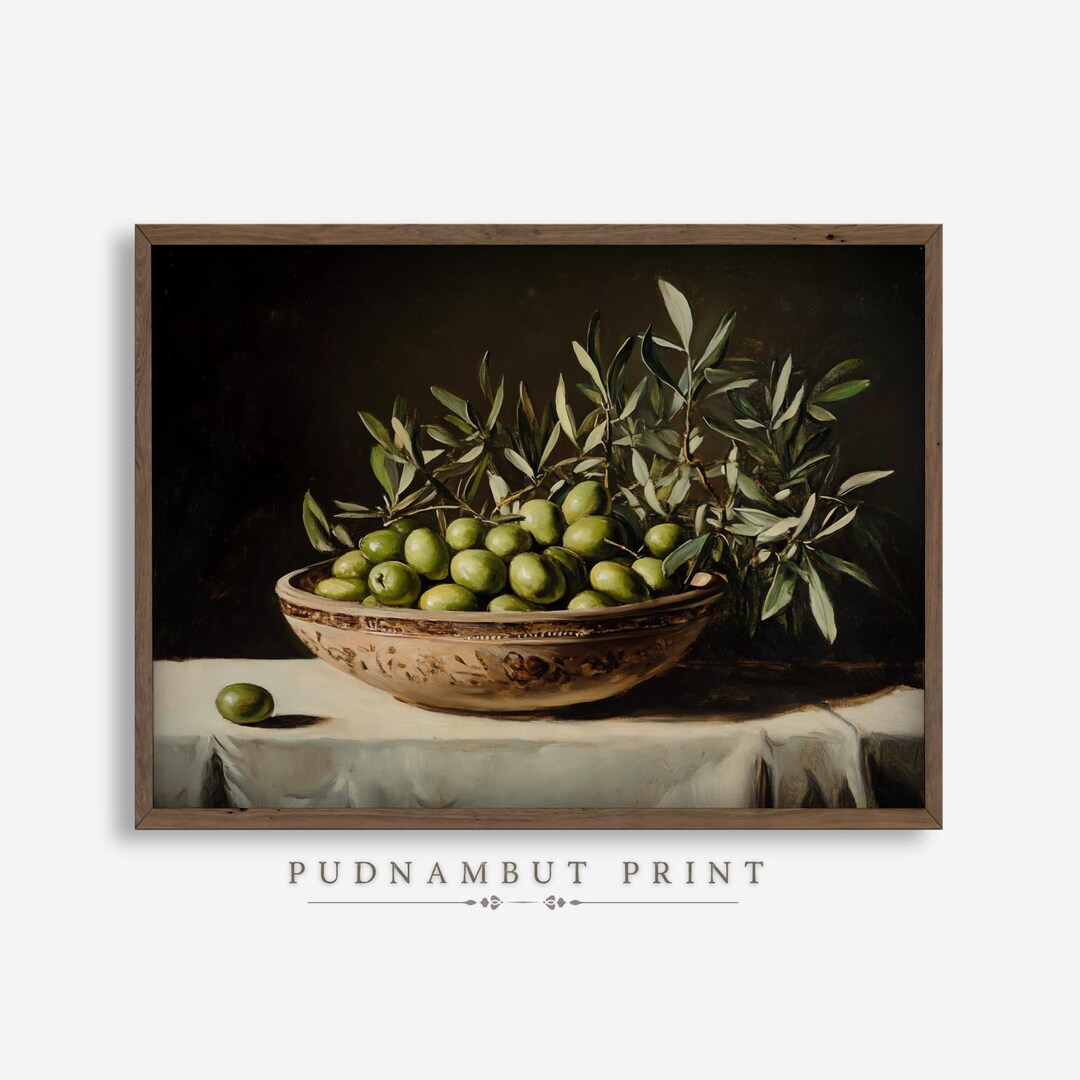 Antique Olive Tree Art Print: Rustic Farmhouse Decor (digital Download ...