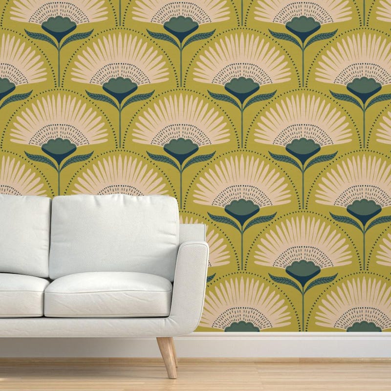 Chartreuse Wallpaper - Etsy