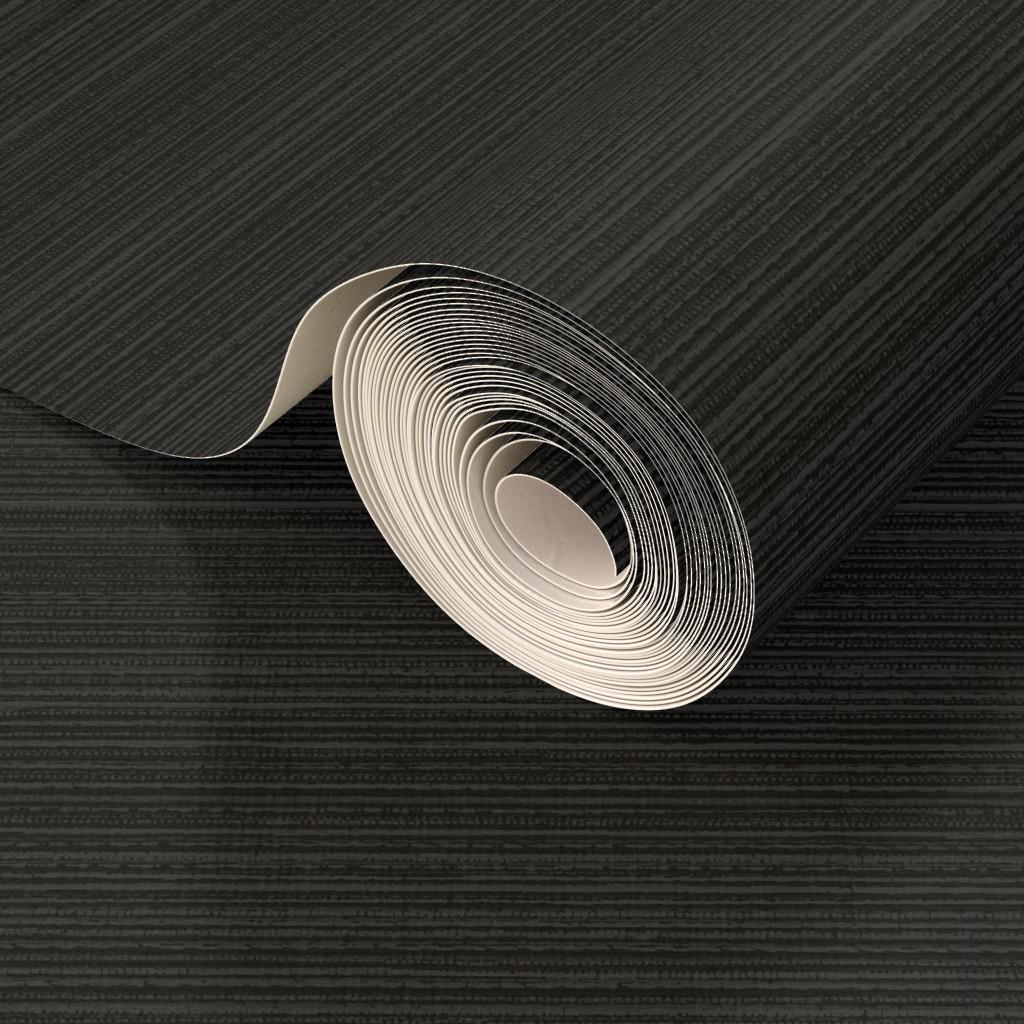 Dark Gray Grasscloth Wallpaper - Minimal Charcoal by Judydiane - Black ...