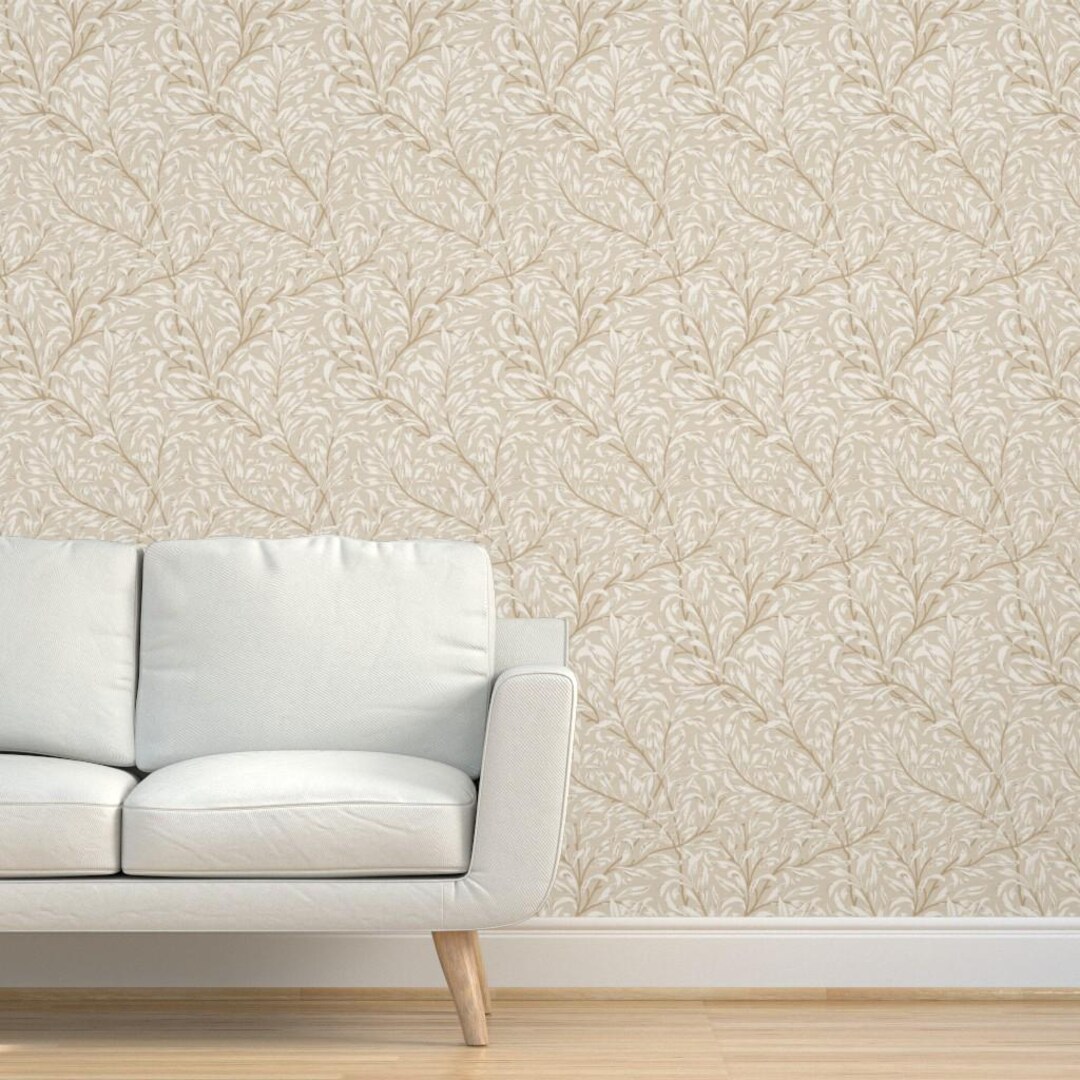 Victorian Grasscloth Wallpaper - Willow Bough by Adrienne_donovan ...