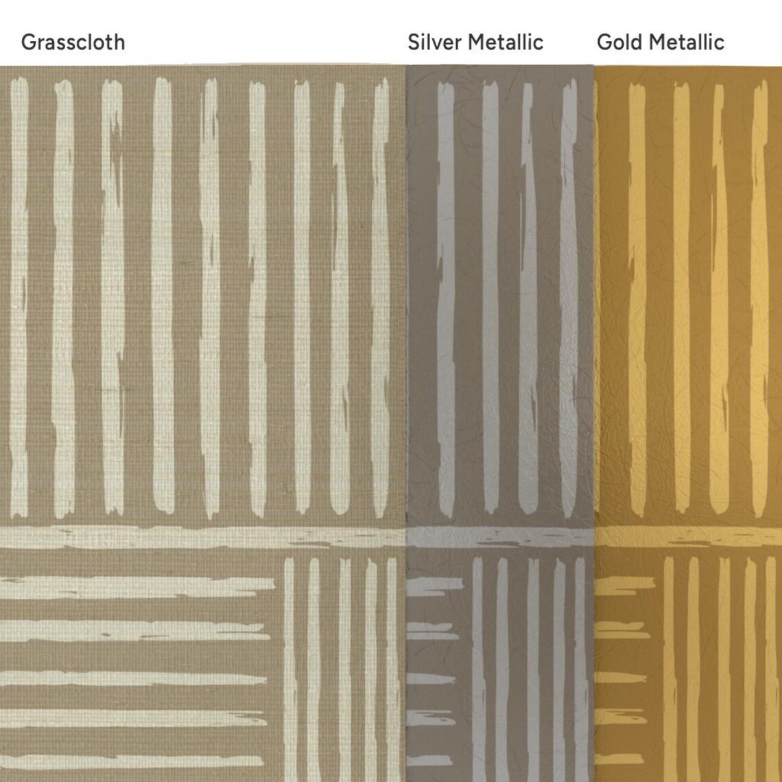 Tan Brushstroke Grasscloth Wallpaper - Brush Abstract Tan by Furbuddy ...