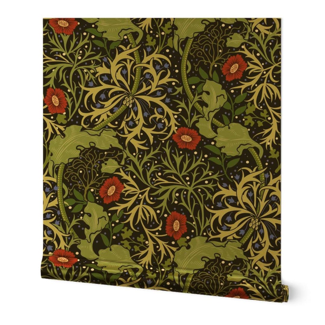 William Morris Gold or Silver Metallic Wallpaper - Vintage Morris by ...