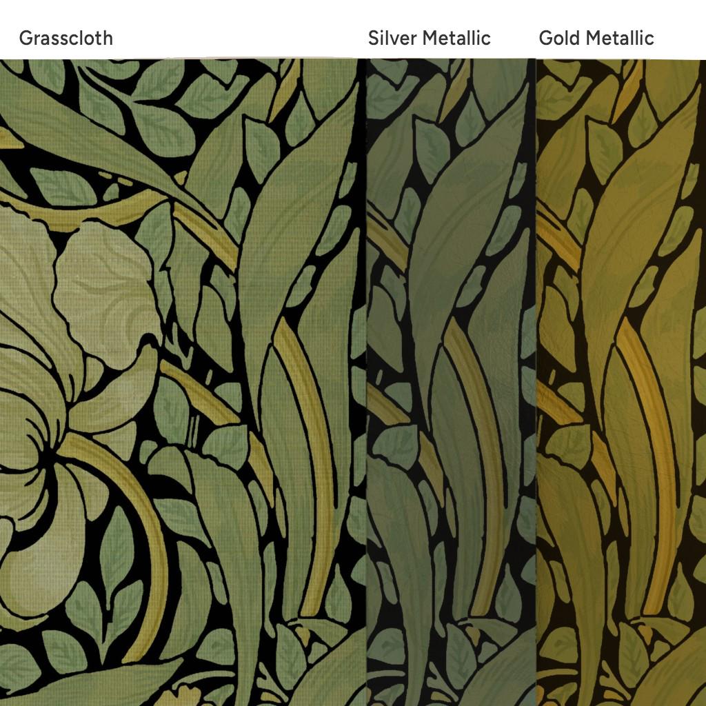 Victorian Floral Grasscloth Wallpaper - Pimpernel by Peacoquettedesigns ...