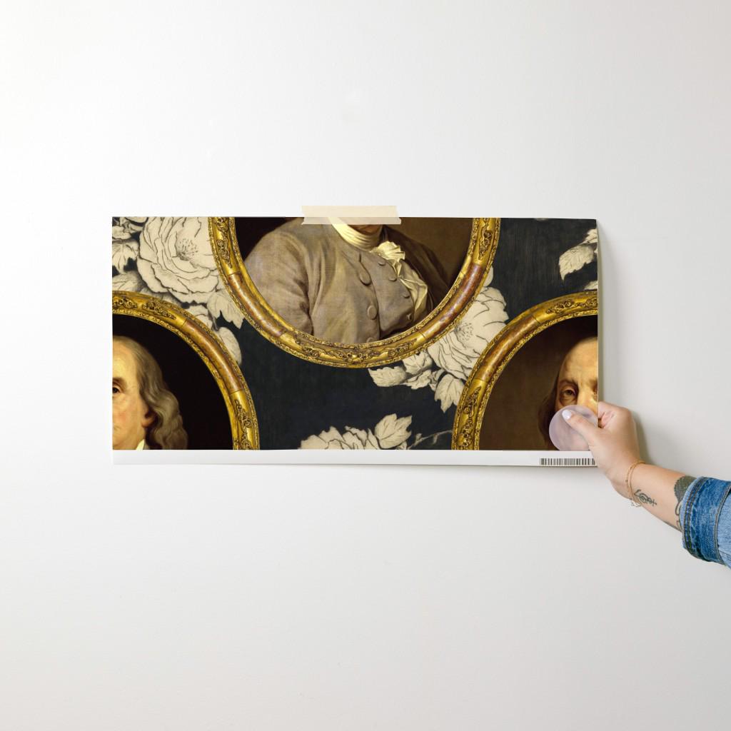 Benjamin Franklin Grasscloth Wallpaper - Franklin Bubblegum by Rebelmod ...