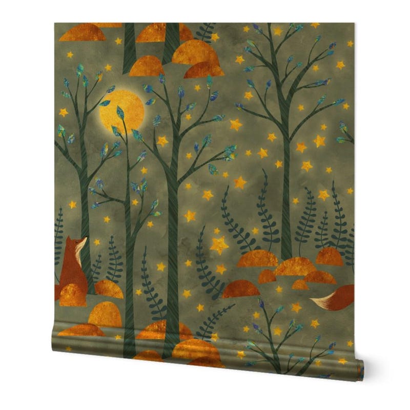 Fox Wallpaper - Etsy