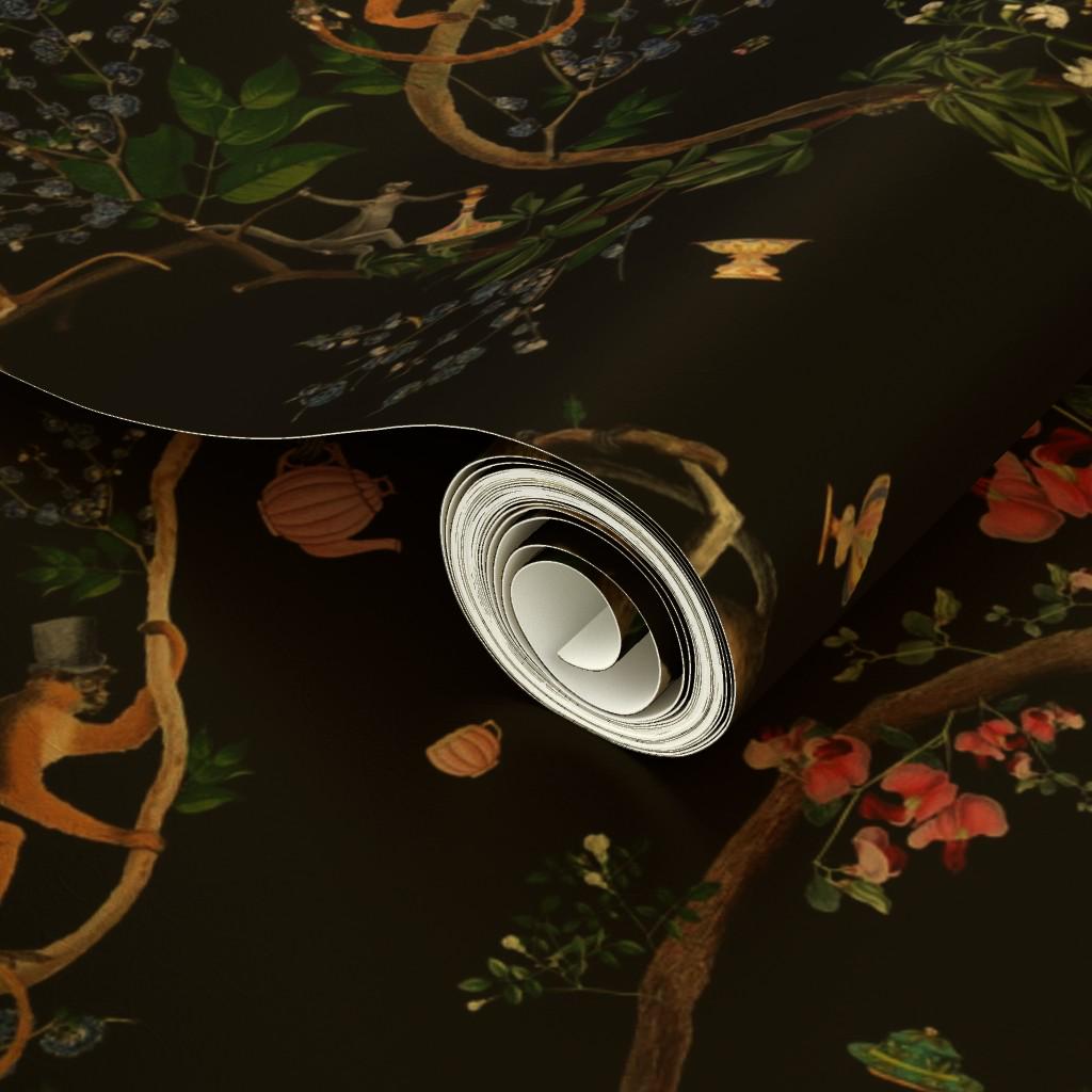 Exotic Monkey Gold or Silver Metallic Wallpaper Monkey World by ...
